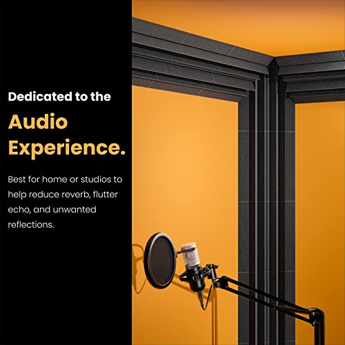 Snapklik.com : Upgraded 8 Pack Bass Traps 7 X 7 X 12 Acoustic Foam ...