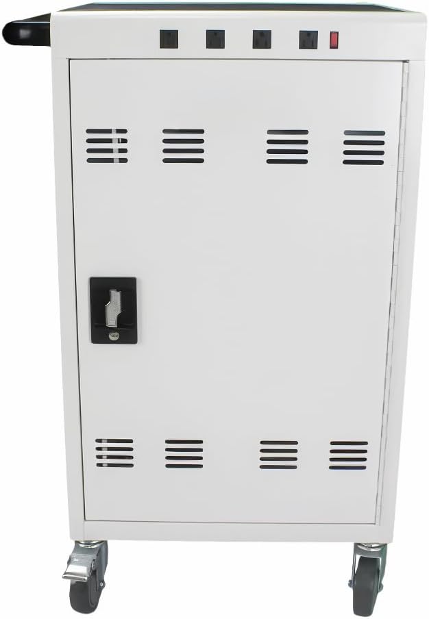 Amazon.com: Mobile Charging Cart and Cabinet for 35 Tablets/Laptops, 31 ...
