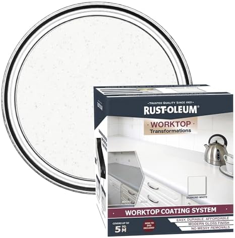 Rust-Oleum Kitchen Worktop Transformation Kit - White : Amazon.co.uk ...