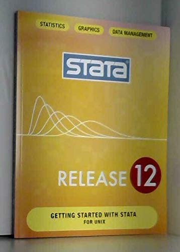 Getting Started with Stata for Unix: Release 12: 9781597180832: Amazon.com: Books