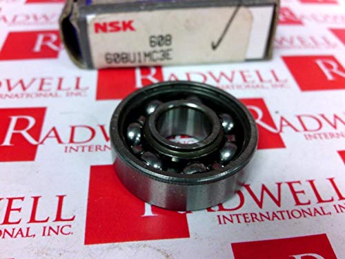 NSK 608 Single Row Radial and DEEP Groove Ball Bearing, 600 Series ...