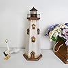 Amazon.com: Aecipl Wooden Lighthouse with Lights Nautical Tabletop ...