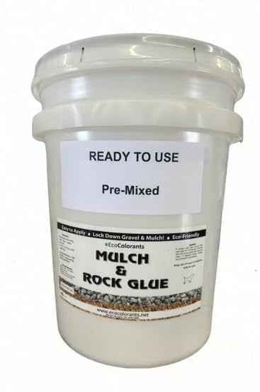 Amazon.com: EcoColorants Pre-Mixed Ready-to-Use Mulch & Rock Glue 5 ...