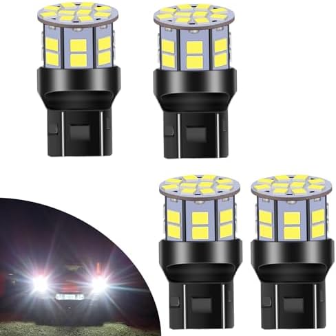 Amazon.com: LEDYOTRY 7440 7443 LED Bulb White, Super Bright T20 7444 ...