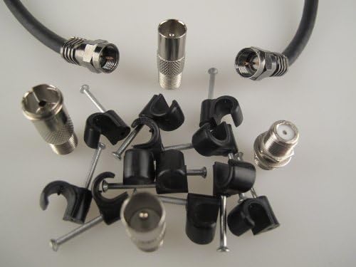 The One Stop Sat Shop ® 10m black universal satellite & aerial cable ...