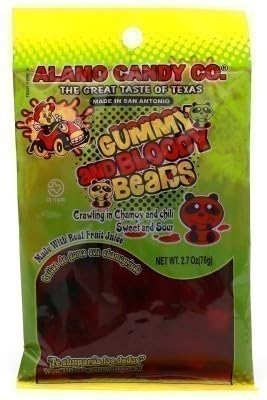 Alamo Candy Variety 4 unidades Dulces mexicanos Osos de goma en chamoy ...
