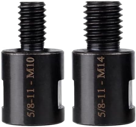 Mesee 2 Pieces Angle Grinder Attachment Adapters M14 Female to M10 Male ...