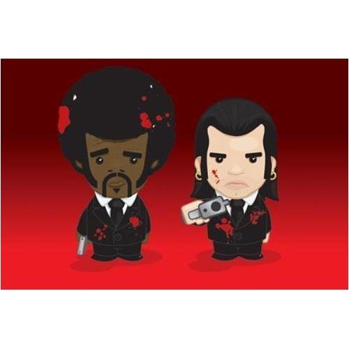 Buyartforless Samuel Jackson and John Travolta - Pulp Fiction 36x24 ...