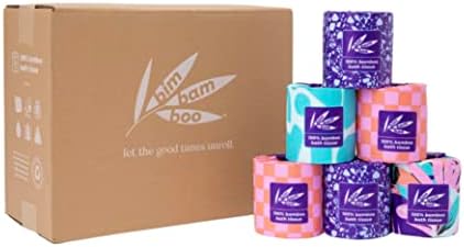 Amazon.com : Bim Bam Boo Toilet Paper, 24 Rolls, 2 Ply, 295 Sheets ...