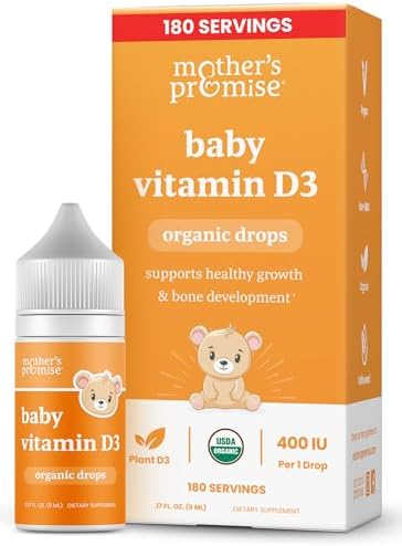 Amazon.com: ICOOFLY Pediatric D-Vite Liquid Vitamin D 400 IU/ml (50 ml ...