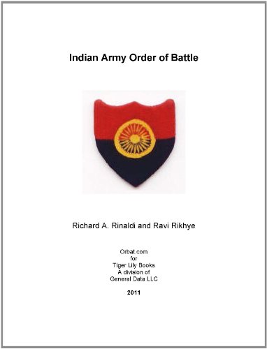 Indian Army Order of Battle eBook : Rinaldi, Richard, Rikhye, Ravi ...