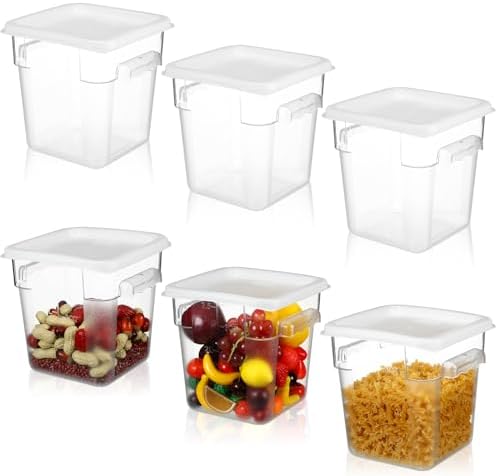 Amazon.com: meekoo Juego de 3 recipientes de alimentos cuadrados con ...