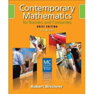 Contemporary Mathematics for Business and Consumers BRIEF EDITION 5TH ...