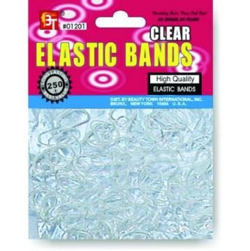 Amazon.com : Beauty Town Clear Elastic Bands (1pk) : Beauty & Personal Care