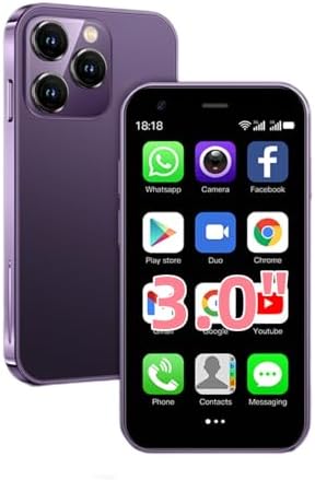 Amazon.com: Mini Phone XS15 3.0inch Small Smartphone,2G+16G,Android 8.1 ...