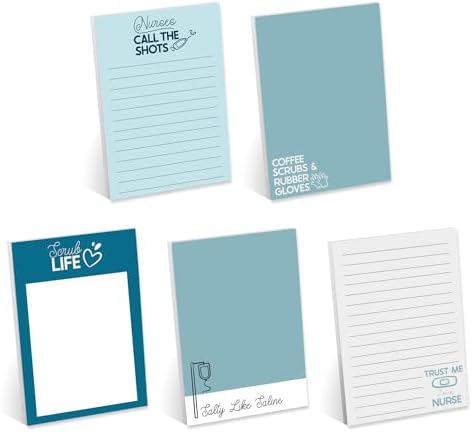 Amazon.com : Nursing Sticky Note Pads / 4" x 6" Repositionable Snarky ...