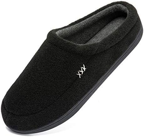 Amazon.com | NewDenBer Men's Comfy Memory Foam Slippers Soft Warm Slip ...