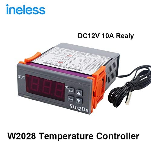 STORE99® DC12V 10A Digital Temperature Controller Thermocouple sensor ...