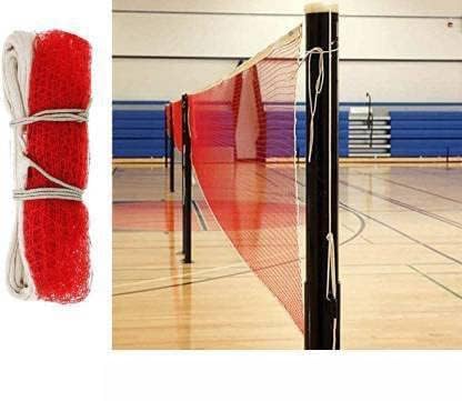 Buy KORBAX Super Quality Practice Badminton Net Two Side Tape 22x2.5 ft ...