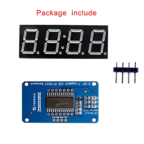 Snapklik.com : 0.56" 4-Digit Tube LED Segment Display Module Red Common ...