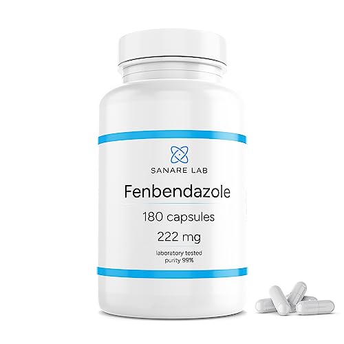 Fenbendazole 222 mg 180 Capsules, Purity >99% US Laboratory Tested by 3 ...