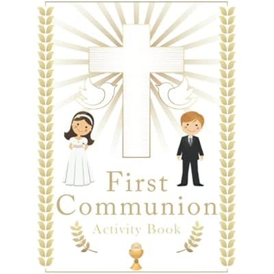 Buy First Communion Activity Book: Celebrate 1st Holy Communion with ...