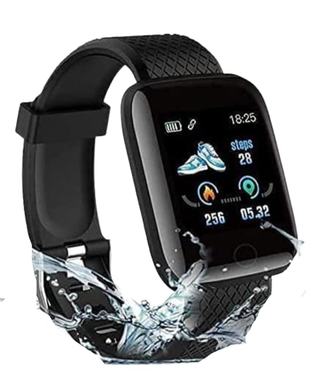 Azad Box m-fit Smart Watch for Men Smartwatch ID116 Plus Bluetooth ...