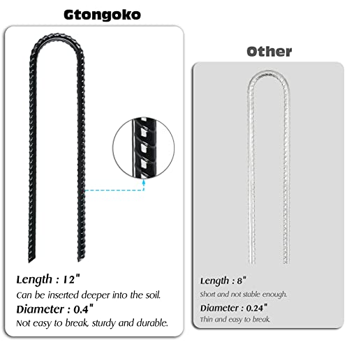 Snapklik.com : Trampolines Wind Stakes 8 Pack 12 Inch, Heavy Duty U ...