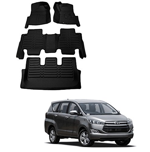 Flying On Wheels Premium 5D Car Foot Mats for Toyota Innova Crysta ...
