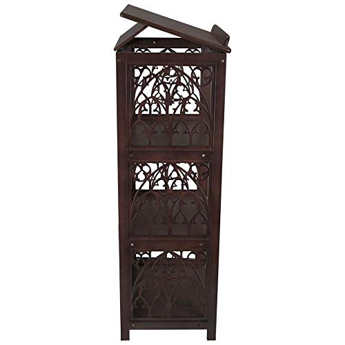 Design Toscano St. Thomas Aquinas Gothic Decor Wooden Bookstand Library ...