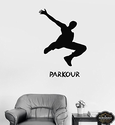 Amazon.com: Parkour Wall Decal Street Sport Decals Parkour Sticker ...
