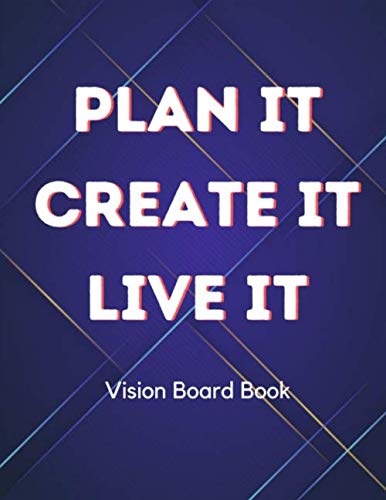 Amazon.com: Plan It Create It Live Vision Board Book: Law Of Attraction ...
