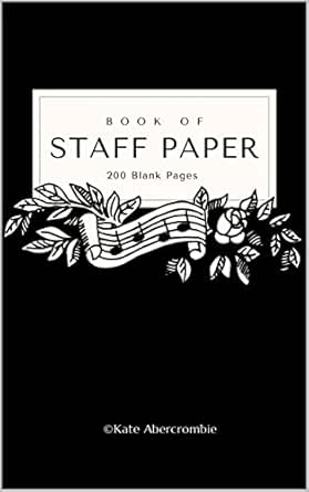 Amazon.com: Book of Staff Paper: 200 Blank Pages eBook : Abercrombie ...