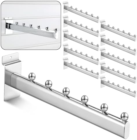 Amazon.com: Yaocom 10 Pack Silver 6 Ball Waterfall for Slatwall, 12 ...