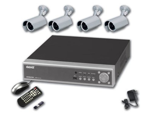 Ganz DR4L5-OFB 4 Channel Triplex DVR Security System with 4 Outdoor IR ...