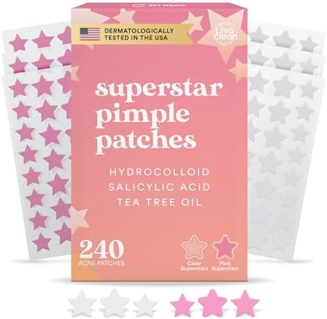 Amazon.com: LUMI Patch for Acne - 72 Hydrocolloid Heart-Shaped Pimple ...