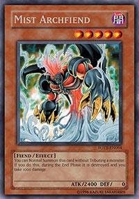 Amazon.com: Yu-Gi-Oh! - Mist Archfiend (FOTB-EN064) - Force of The ...