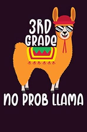 Amazon.com: 3RD Grade No Prob Llama: Funny Back To School Gift Notebook ...