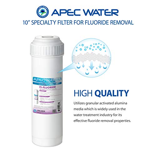 APEC Water Systems FI-Fluoride 2.5"x10" Fluoride Reduction Specialty ...