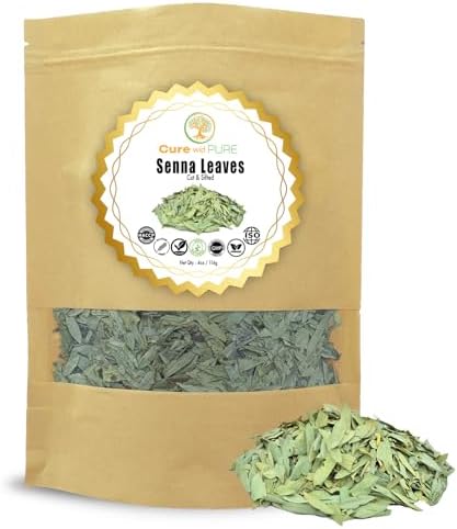 Amazon.com : Cure Wid Pure Certified Organic Dried Senna Leaves 4oz ...