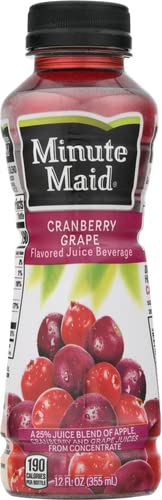 Amazon.com : Minute Maid Cranberry Grape Juice Bottle (12oz) : Grocery ...
