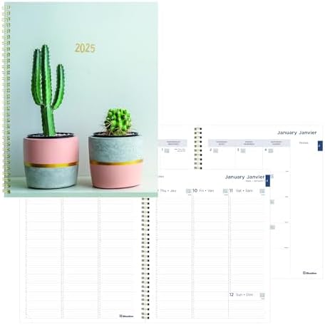 Blueline® 2025 Essential Weekly/Monthly Planner, Appointment Book, 12 ...
