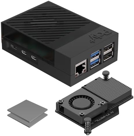 Amazon.com: CanaKit Pi 5 Case for Raspberry Pi 5 with MEGA Heat Sink ...