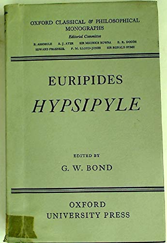 Amazon.com: Euripides Hypsipyle: Euripides; G. W. Bond (Ed. ): Books