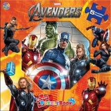 Marvel Avengers - My First Puzzle Book: Amazon.co.uk: 9782764321300: Books