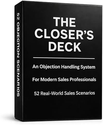 Amazon.com: Professional Sales Training Cards, Objection Handling ...