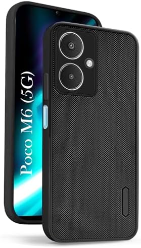 Jkobi Back Cover Case for Poco M6 5G (Textured Grip Design | Camera ...