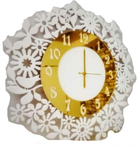 Buy ajanta Flowers and Bird Design Wall Clock Online at Low Prices in ...