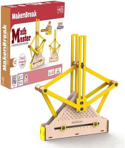 Buy MakenBreak Math Master|DIY STEM/STEAM Hand Powered Toys for Kids 6 ...