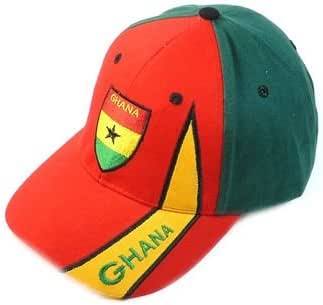 Fan Cap Ghana NEU Kappe Fahne Flagge Basecap : Amazon.de: Fashion